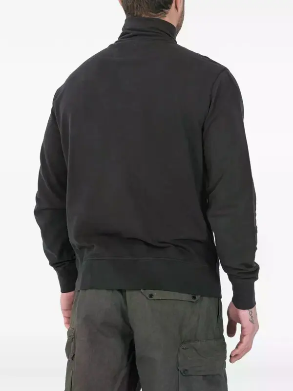 C.P. COMPANY Zip Funnel Neck Sweatshirt