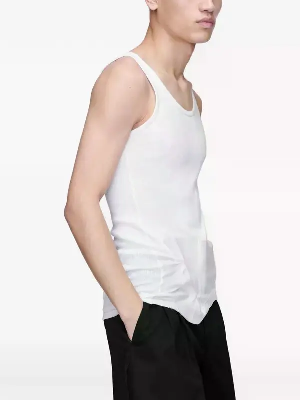 MAISON MARGIELA Cotton Tank Top - White