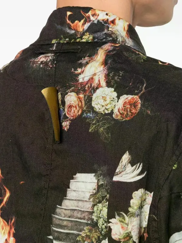 Undercover Floral-print Bomber Jacket
