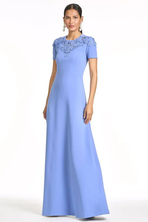 Sachin & Babi Embroidered Aruna Gown