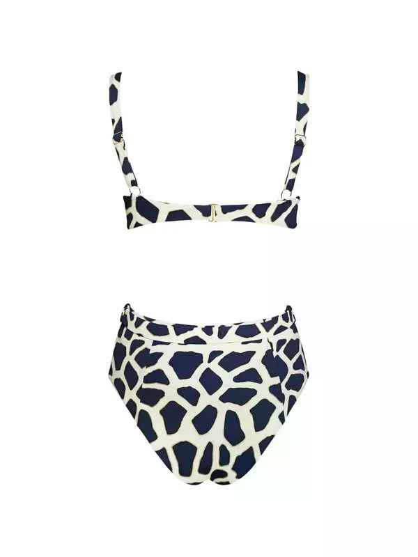 SOFIA ERHAN Printed Buckle Swimsuit - Neutrals