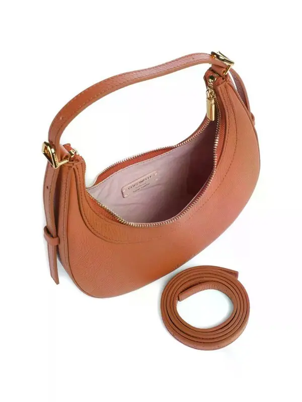 COCCINELLE Textured Shoulder Bag - Brown