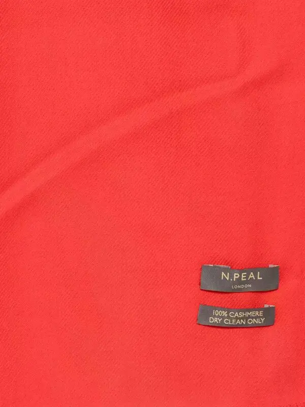 N.peal Pashmina Stole - Red