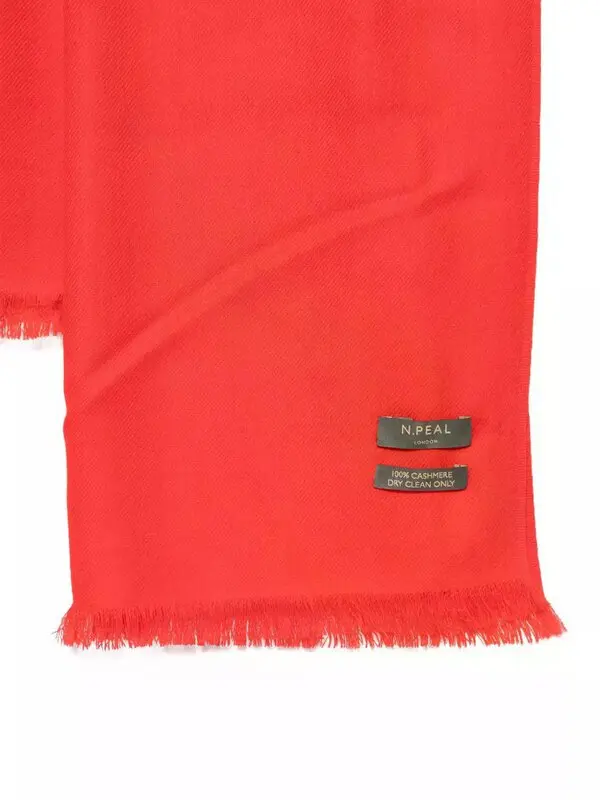 N.peal Pashmina Stole - Red