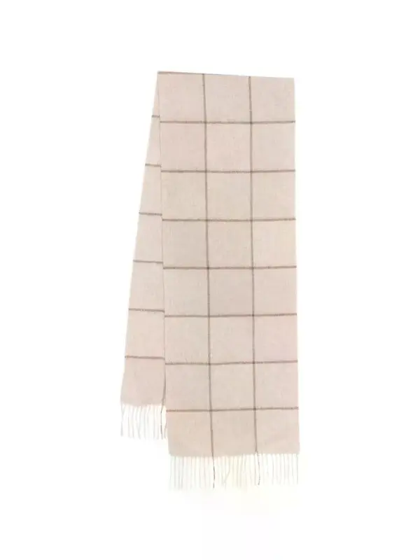 N.peal Check Scarf - Neutrals