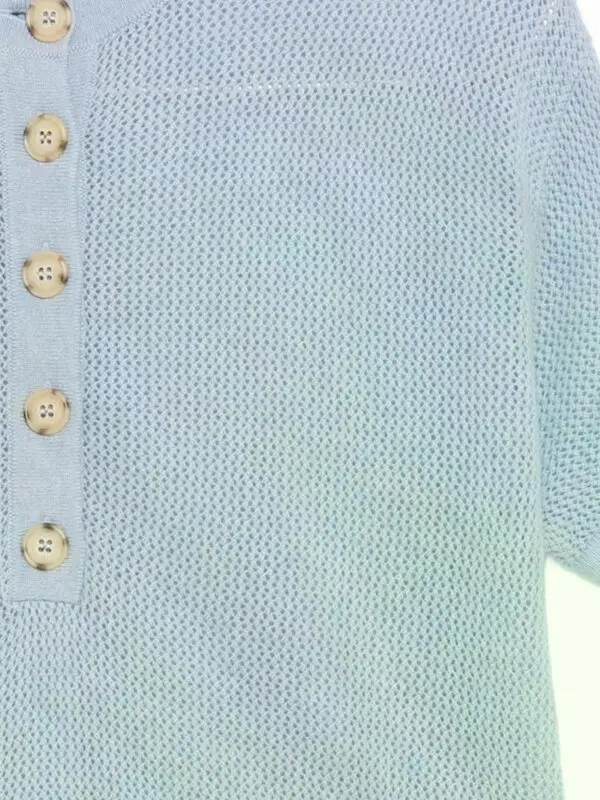 N.peal Open-stitch Top
