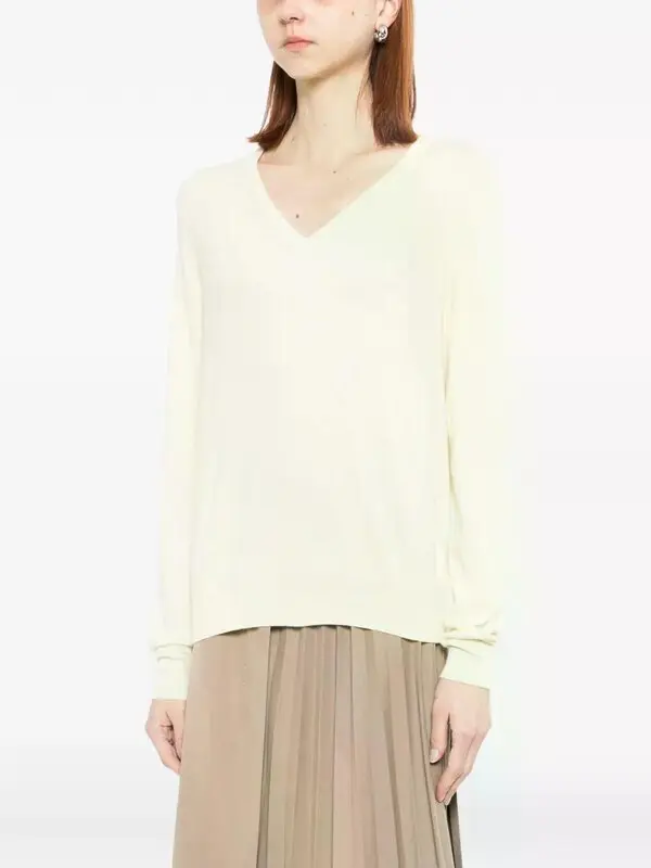 N.peal Phoebe V-neck Long Sleeve Sweater