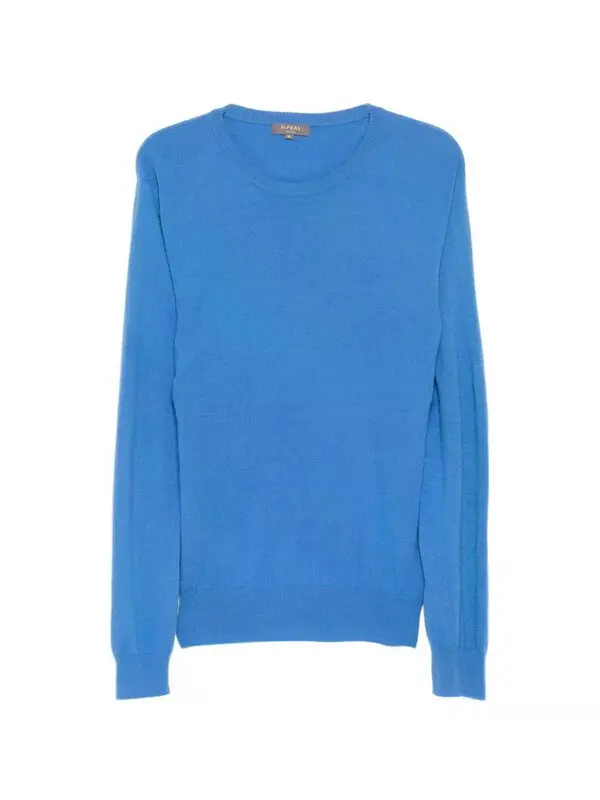 N.peal Oxford Sweater - Blue