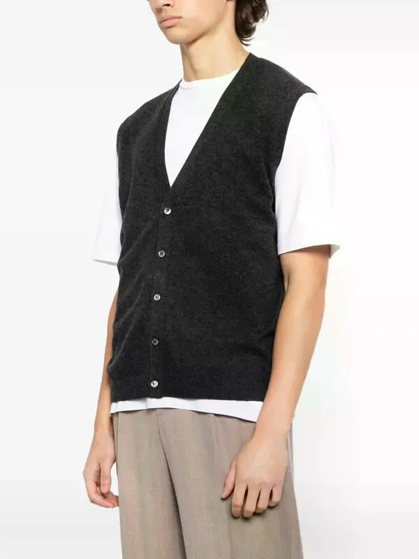 N.peal Cashmere Sleeveless Cardigan