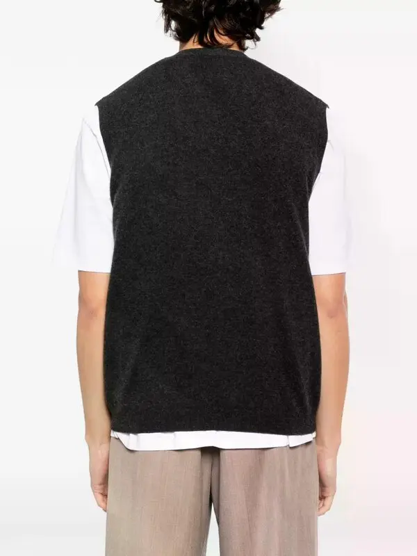 N.peal Cashmere Sleeveless Cardigan