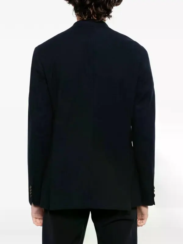 N.peal Single-breasted Notched Collar Blazer