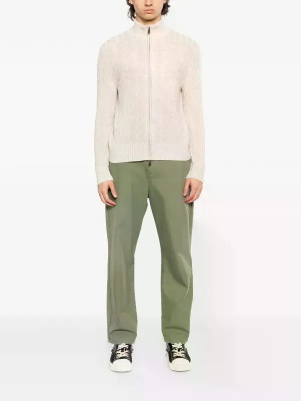 N.peal Cable Zip Cardigan