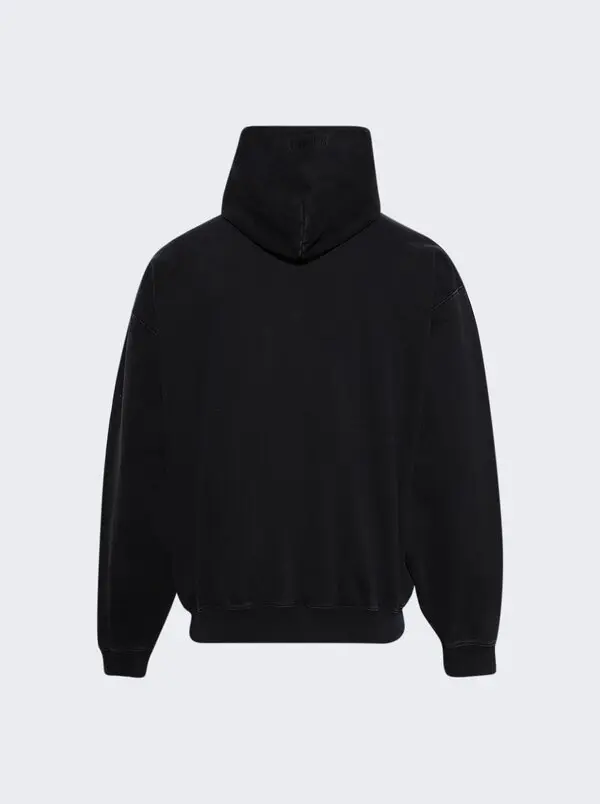 Vetements Embroidered Biker Cross Sleeves Zip-up Hoodie