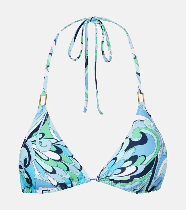 Melissa Odabash Bikini Top - Blue