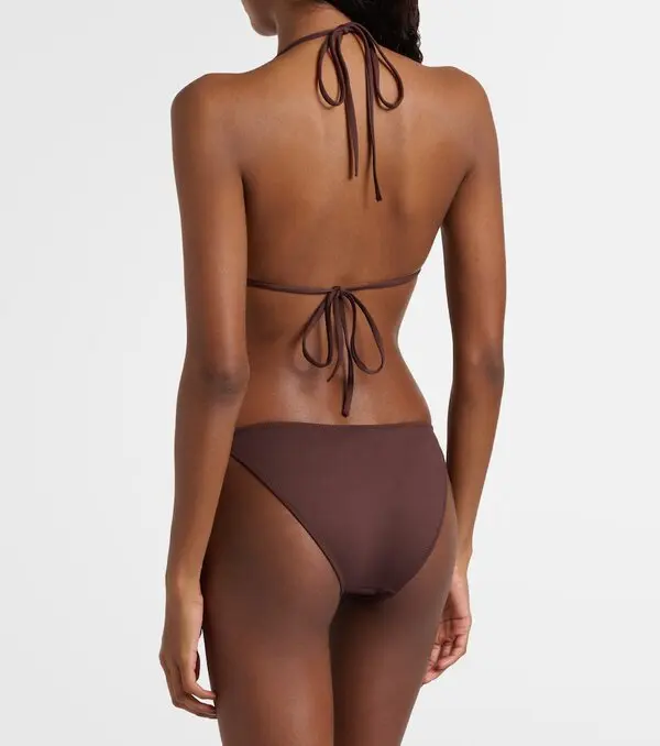 Melissa Odabash Chain-detail Bikini Top - Brown