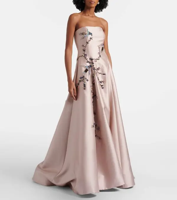 Costarellos Mavia Embellished Corset Gown - Pink