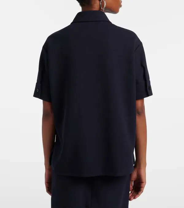 JIL SANDER Jersey Polo Shirt - Blue