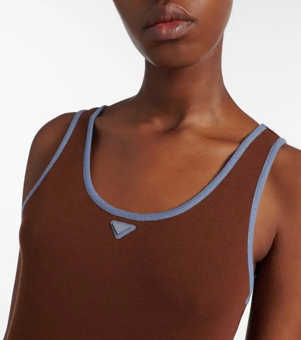 Prada Cotton Jersey Tank Top