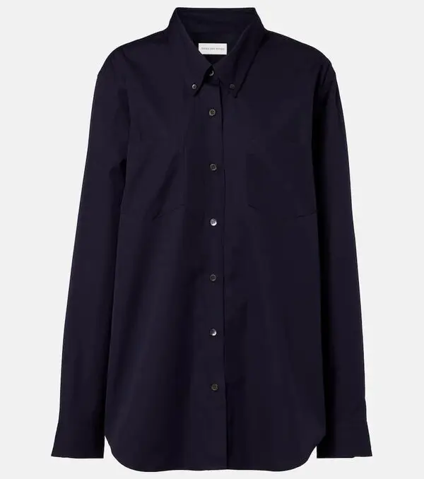 Dries Van Noten Oversized Cotton Poplin Shirt
