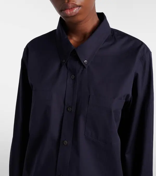 Dries Van Noten Oversized Cotton Poplin Shirt