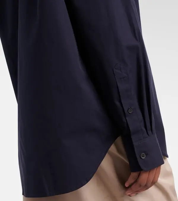 Dries Van Noten Oversized Cotton Poplin Shirt