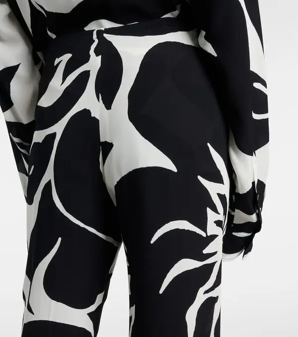 Dries Van Noten Floral Straight-leg Pants