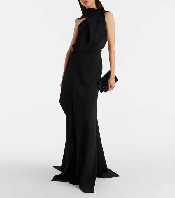 Maticevski Priority Draped Gown - Black