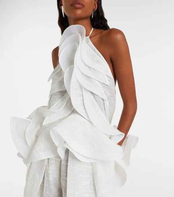 Maticevski Etoile Wave Ruffled Top