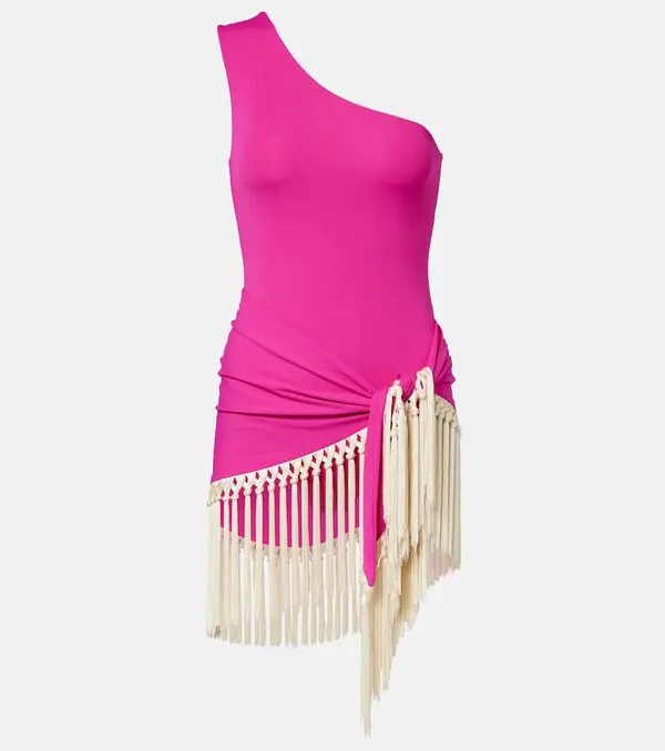 TALLER MARMO Yacare Swimsuit And Beach Cover-up Set - Pink