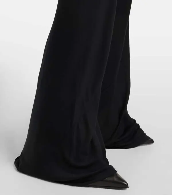Rick Owens Lilies Wide-leg Pants - Black