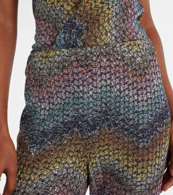 Missoni Sequined Lame Flared Pants