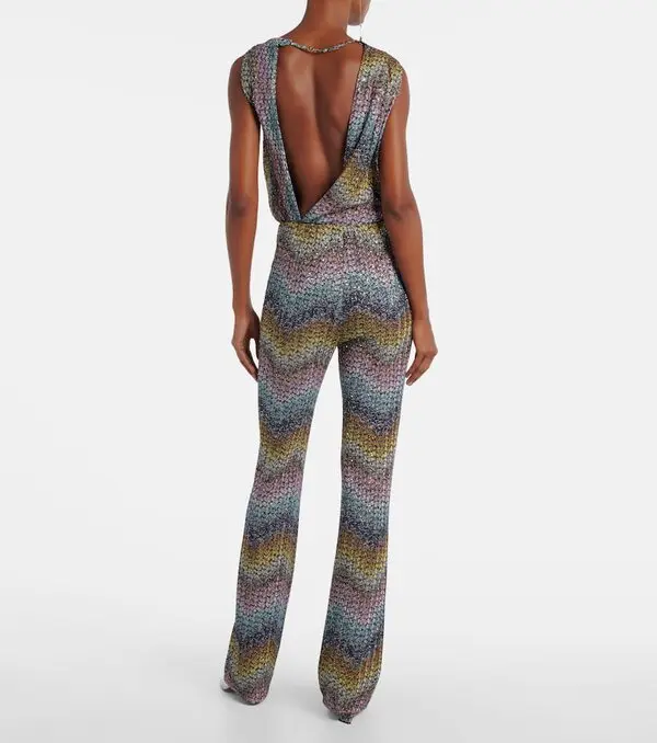 Missoni Sequined Lame Flared Pants