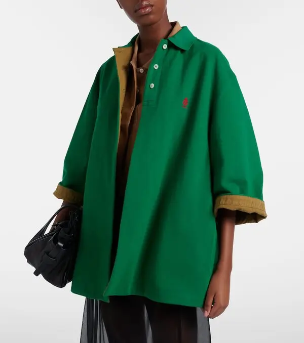 Prada Cotton Piqué Coat