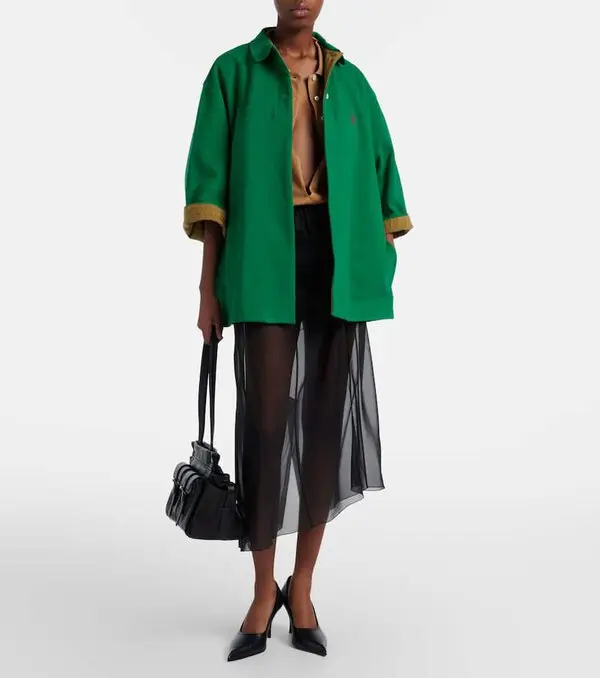 Prada Cotton Piqué Coat