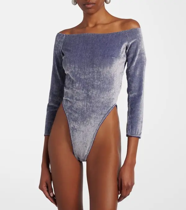 JACQUES WEI Off-shoulder Bodysuit