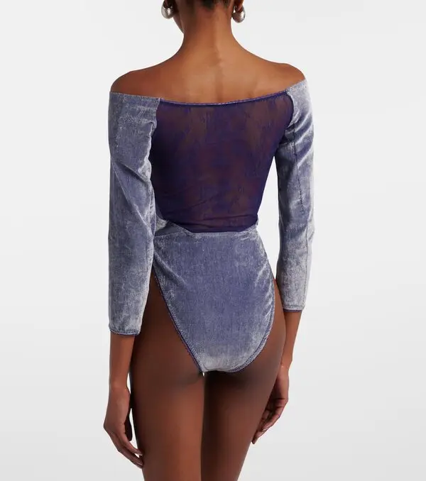 JACQUES WEI Off-shoulder Bodysuit