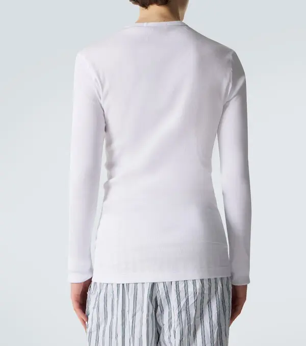 Dolce & Gabbana Ribbed-knit Cotton Henley Shirt