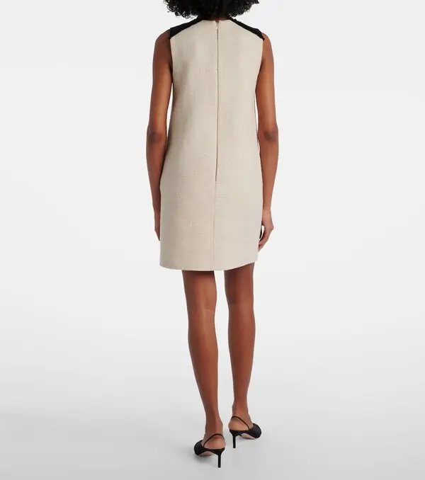 Max Mara Mito Cotton And Linen Midi Dress - White
