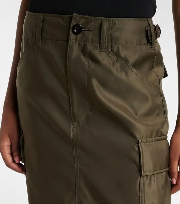 Sacai Pleated Midi Skirt