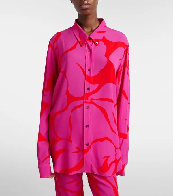 Dries Van Noten Floral Oversized Shirt