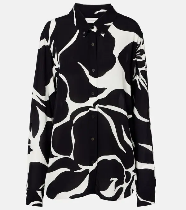 Dries Van Noten Printed Shirt - Black