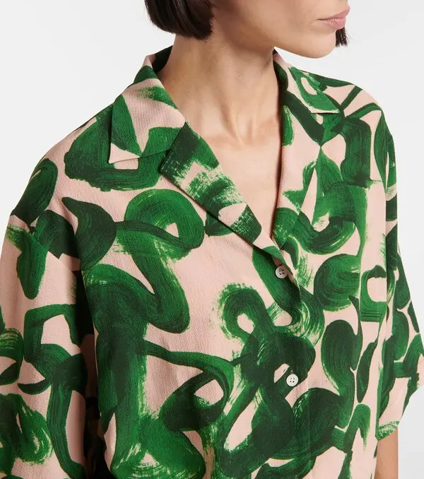 Dries Van Noten Printed Shirt - Green