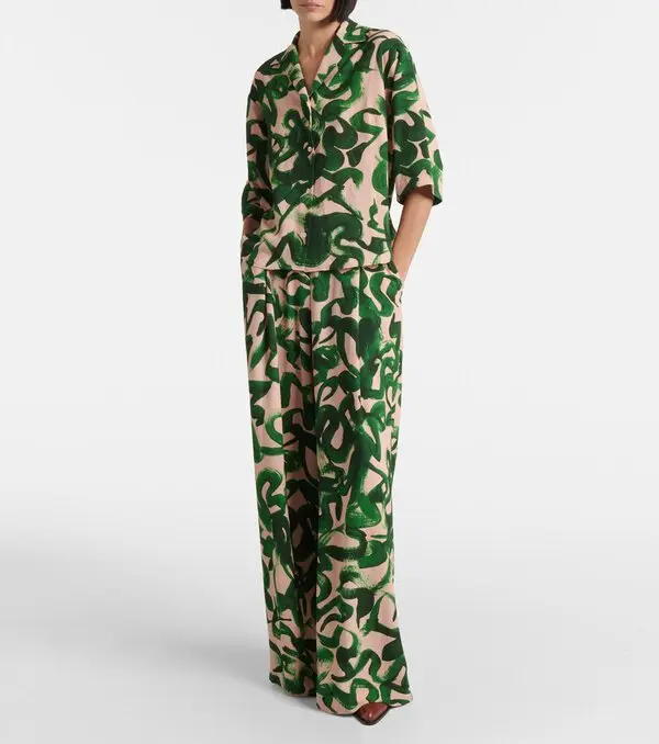 Dries Van Noten Printed Shirt - Green