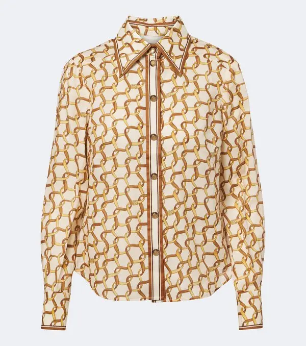 Zimmermann Printed Ramie Shirt - Multicoloured
