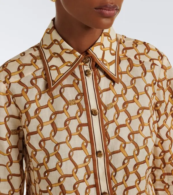 Zimmermann Ramie Shirt - Multicoloured