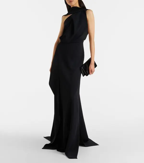 Maticevski Priority Draped Gown - Black