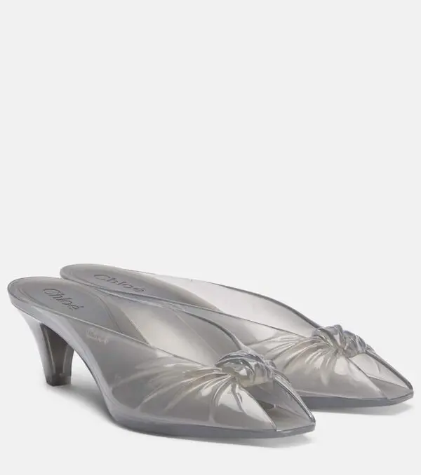 Chloé Jelly Mules - Grey