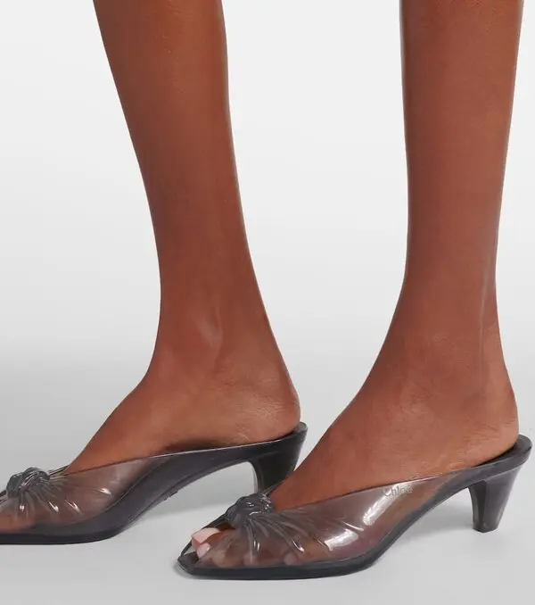 Chloé Jelly Mules - Grey
