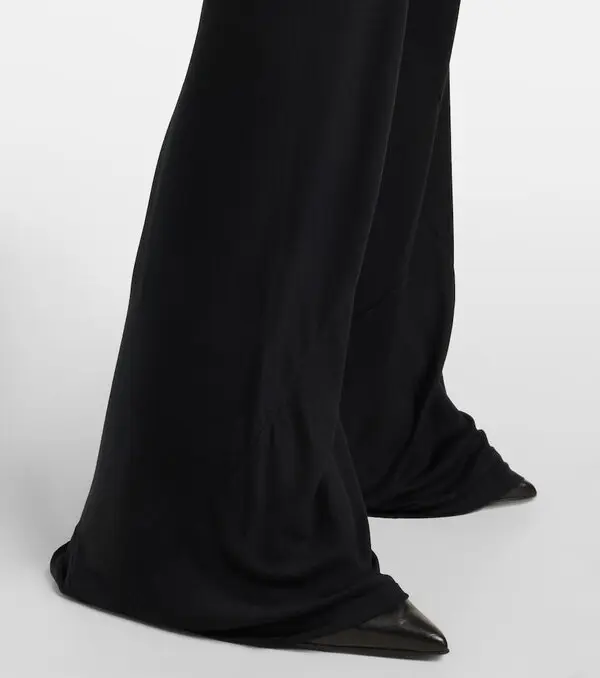 Rick Owens Lilies Wide-leg Pants - Black