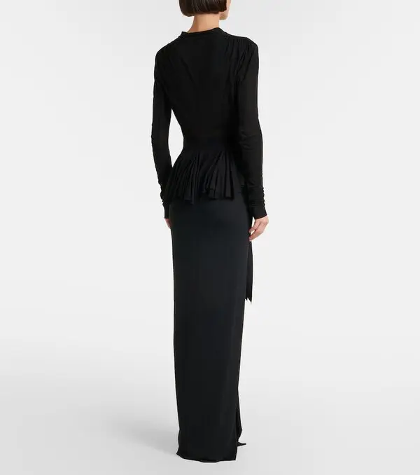 Rick Owens Lilies Jersey Maxi Skirt